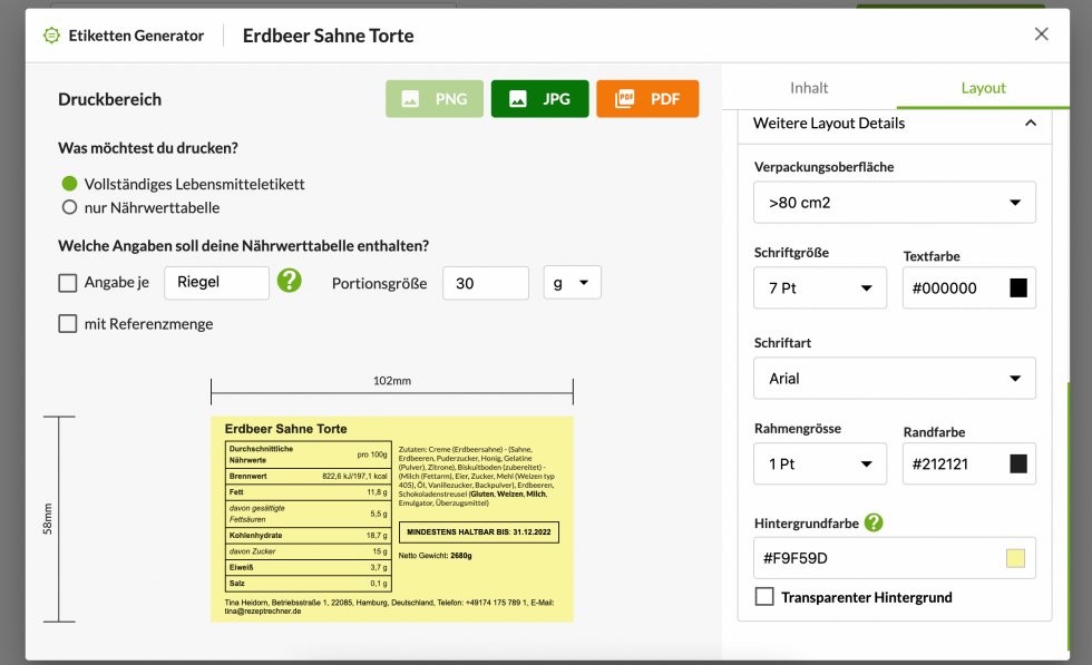 Allergenkennzeichnung | Gastronomie