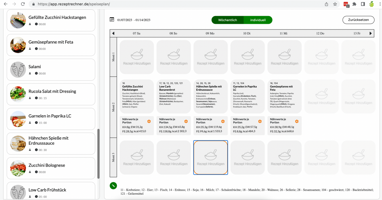 Catering Preise berechnen