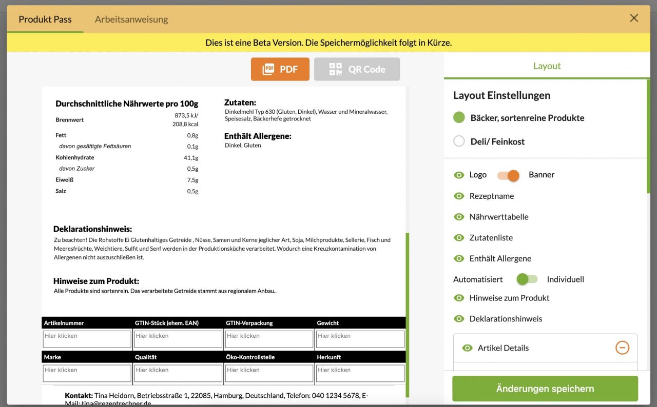 Rezepte Berechnen Programm