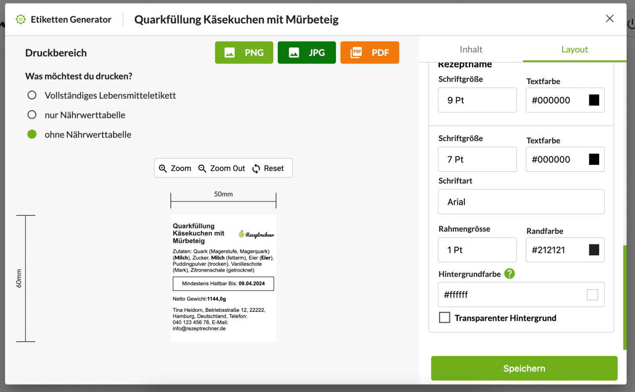 Mindesthaltbarkeitsdatum Tabelle
